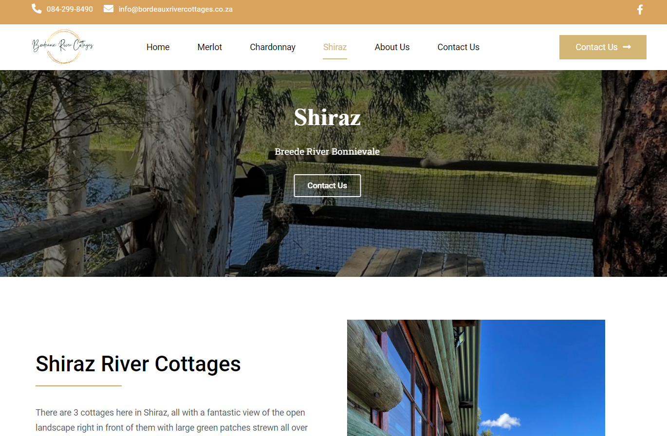 Shiraz - Bordeaux River Cottages